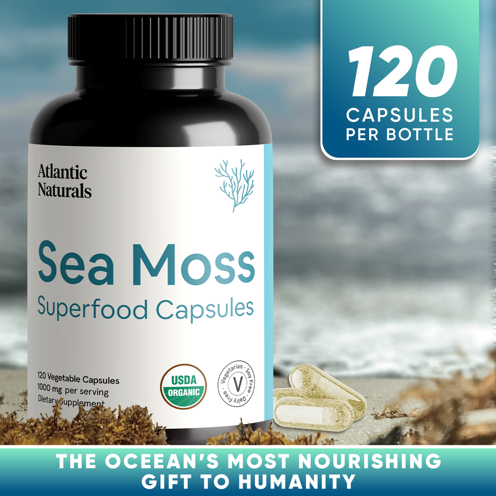Cápsulas de musgo de mar orgánico – Atlantic Naturals